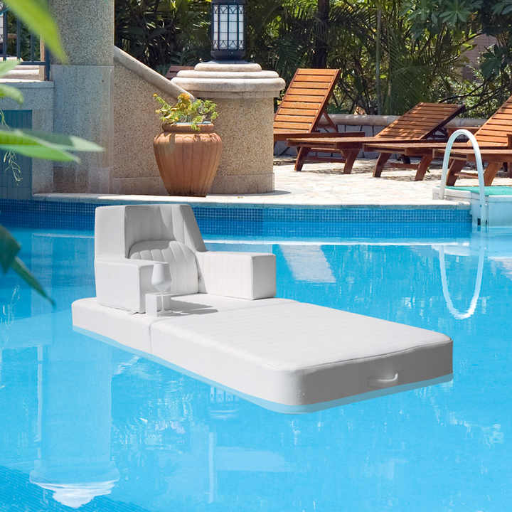 Luxury Waterproof Sofa In Water Floating Armchair Outdoor Swimming Pool ...