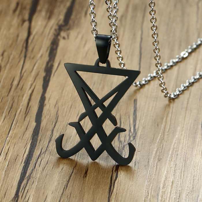 Men's Seal of Lucifer Satanic Jewelry - Dark Occult Pendants