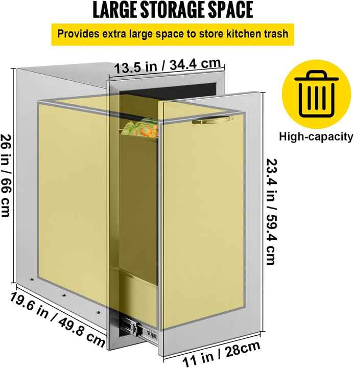 Stainless Steel Storage Drawers - Efficient Kitchen Solutions