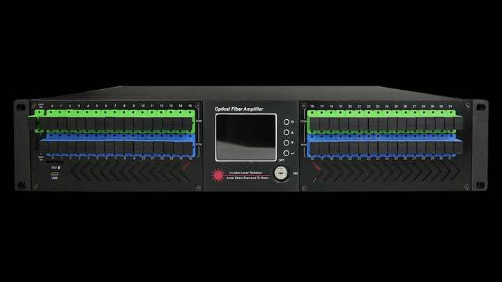 4 Port Optical Amplifier - CATV EDFA 32 Ports - 1 Year Warranty