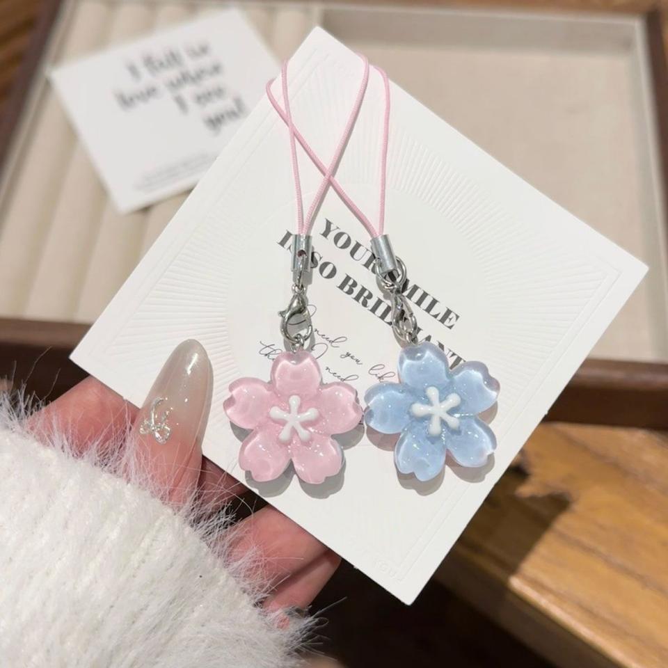 Sakura Flower Keychain Pendant for Handbag Accessories Stylish Cute ...
