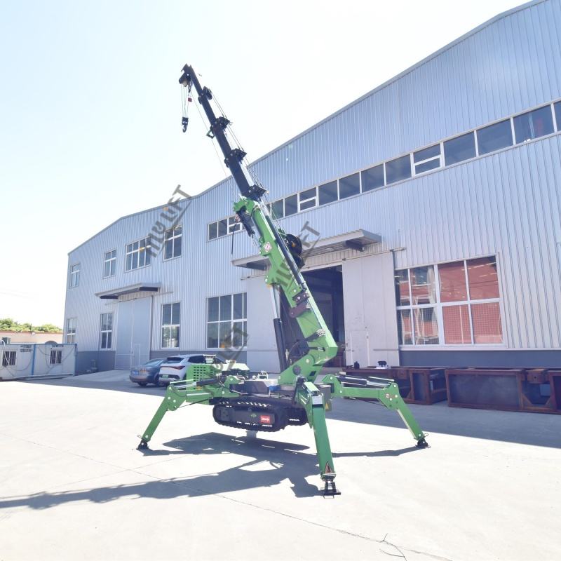 Hydraulic 18t Spider Crane Mobile Spider Crane for Building Use ...