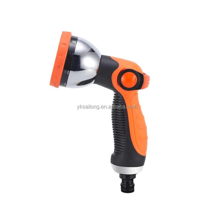 Thumb Control 10 Flow Plastic Water Sprinkler Garden Hose Nozzle Water ...
