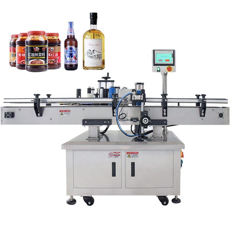 High Precision Desktop Conveyor Wine Bottle Labeling Round Equipment ...