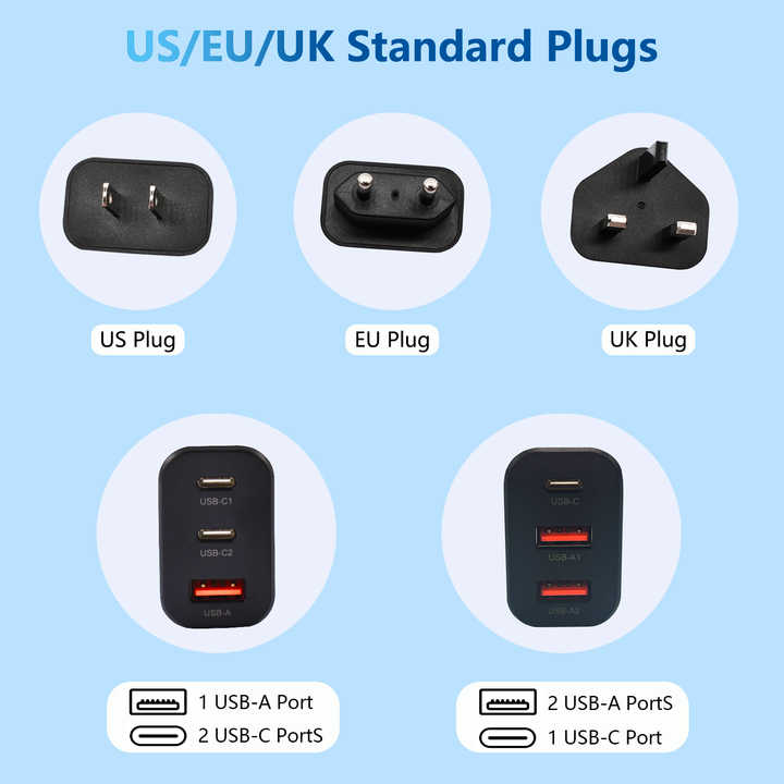 30W Power Quick Charging USB Travel Charger USB C Charger 30W Pd Fast ...