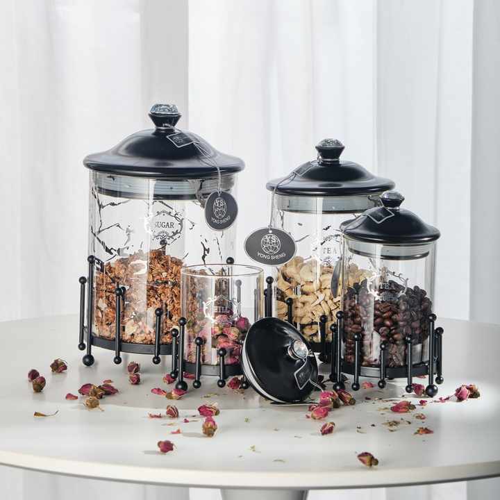 Luxury Marble Home Decoration Storage Jars - Food Canisters