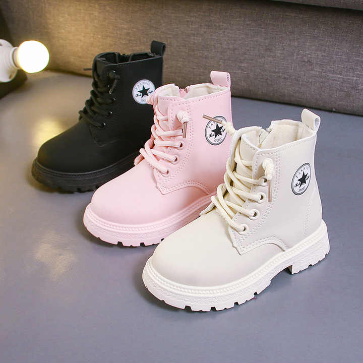 Wholesale Little Boots for Kids Ankle Rubber Sole Fashion Winter Shoes ...