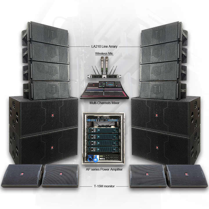 High Quality Powerful Indoor Outdoor Sound System Double 10 Inch Two ...