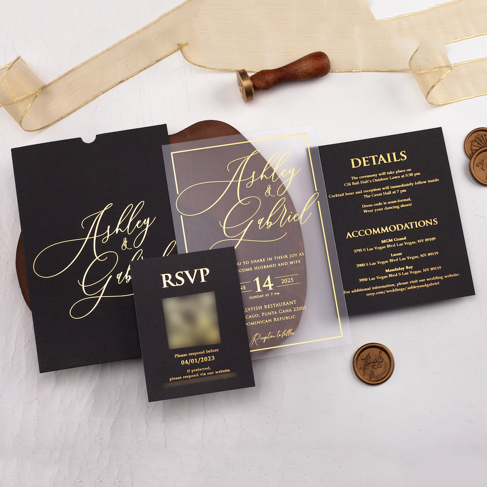 Wholesale Wedding Invitation Card Muslim Eco-Friendly Varnish | Alibaba.com