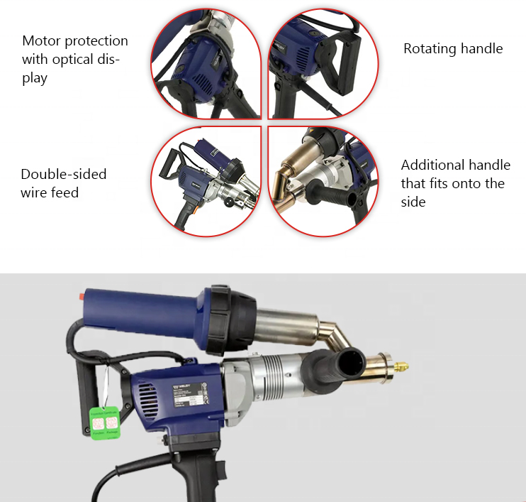 3000W Hot Air Gun - Industrial Heat Welding Tool