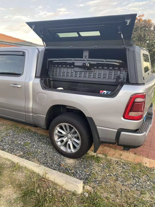 Pickup Truck Canopy Topper Camper for 2015 RAM 1500 Canyon Topper Truck ...