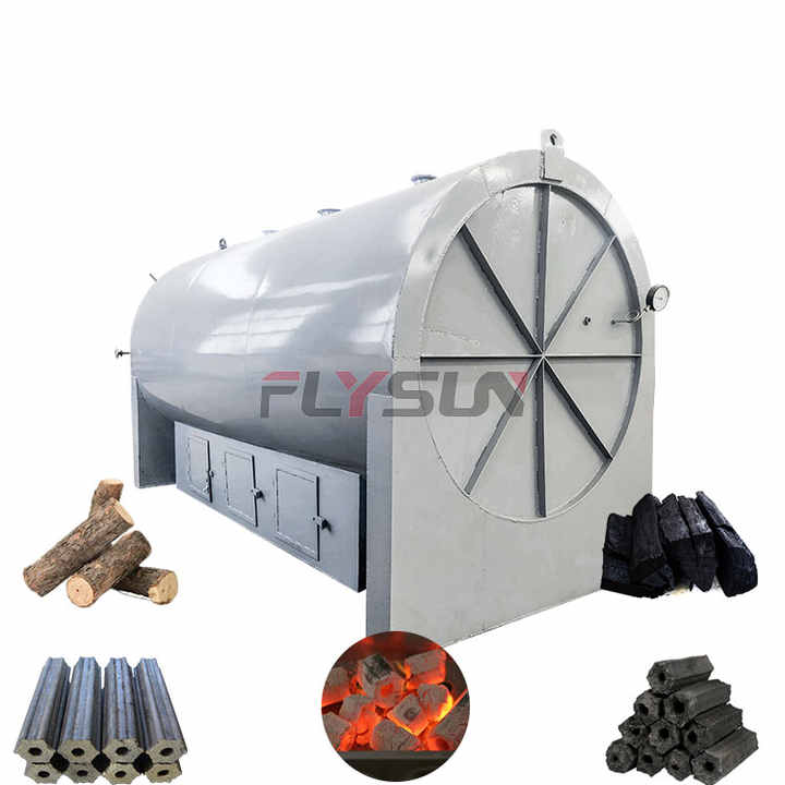 Batch Type Wood Carbonization Charcoal Machine Charcoal Making Machine ...