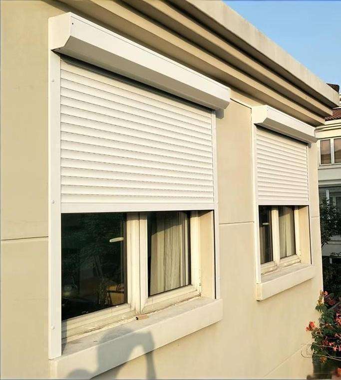 Aluminum Electric Rolling Shutter Doors windows for Residential Houses ...