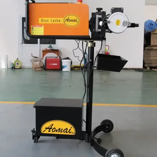AM8700 Automatic Car Brake Disc Lathe Grinding Machine 220V/110V Brake ...