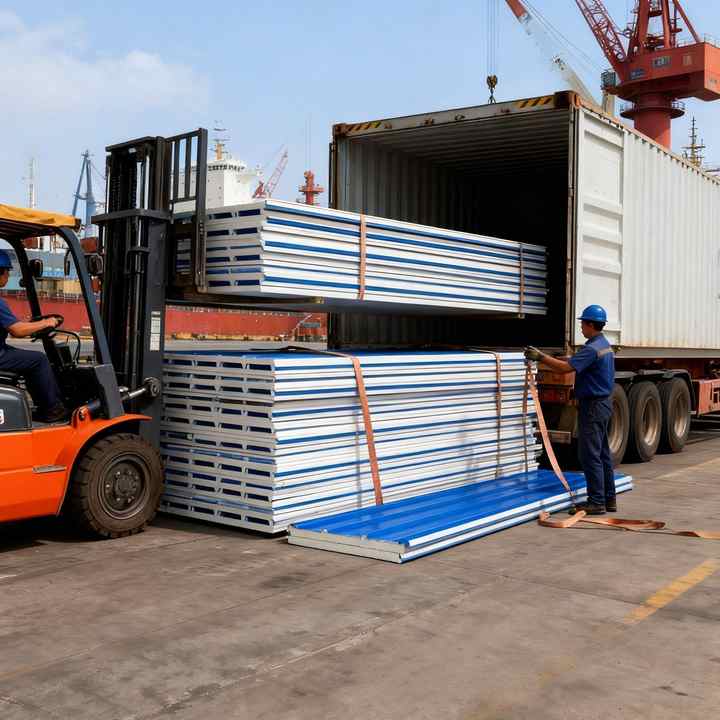 High-Rise Steel Buildings PolyurethaneSandwich Panels EPS/Polystyrene ...