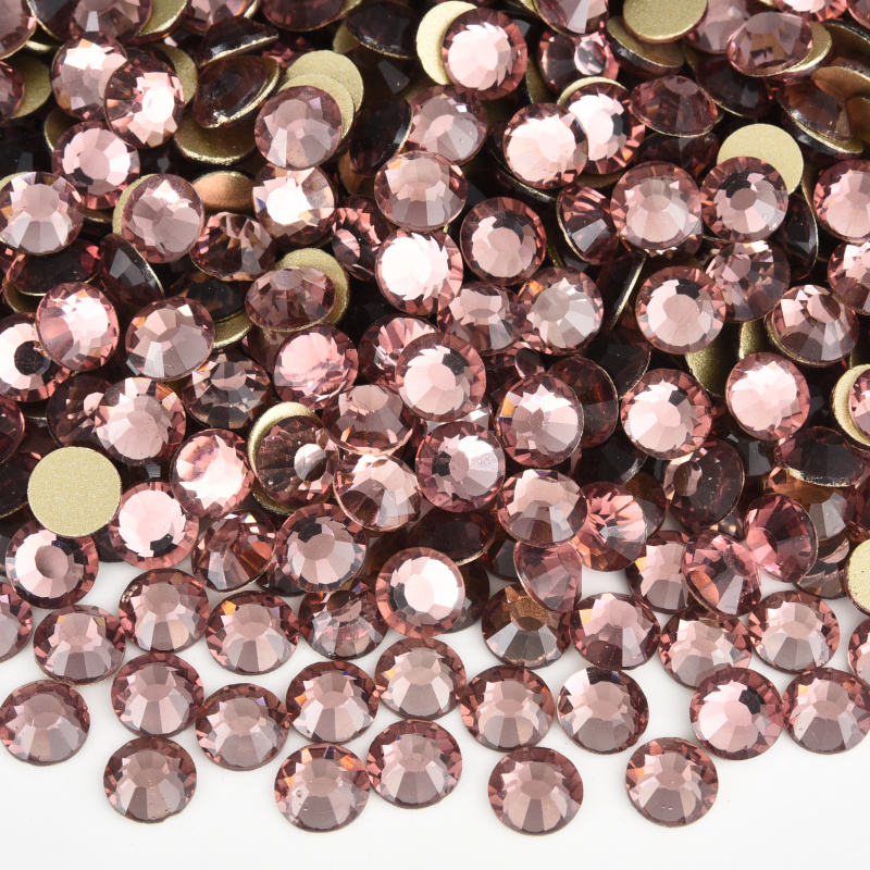 OLeeya Flat Back Rhinestones High Quality 1440Pcs Glass Rhinestones ...