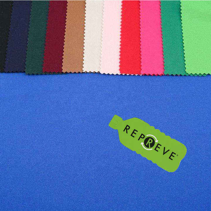 Recycled Scuba Crepe Fabric - Eco-Friendly & Versatile