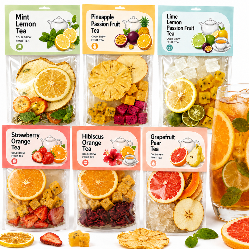 Premium Cold Brew Fruit Tea 20g Sachet Assorted Fruit Slice Iced Tea ...