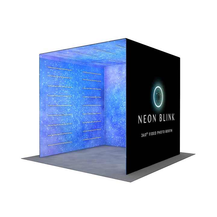 Quick Install LED Enclosure - Portable Tunnel Photo Booth