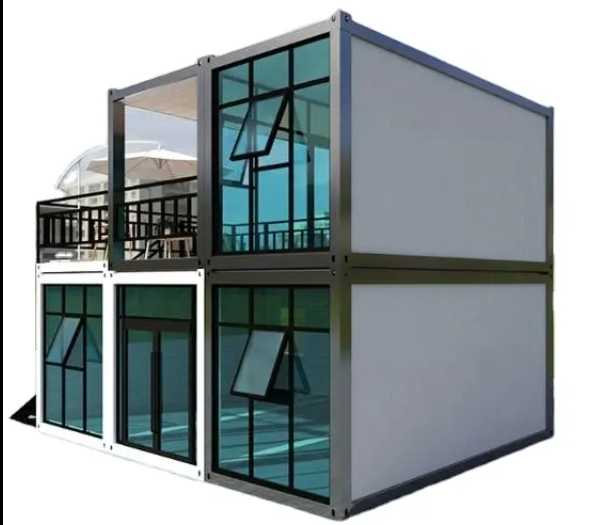 Collapsible Container House Prefabricated Glass House Portable ...