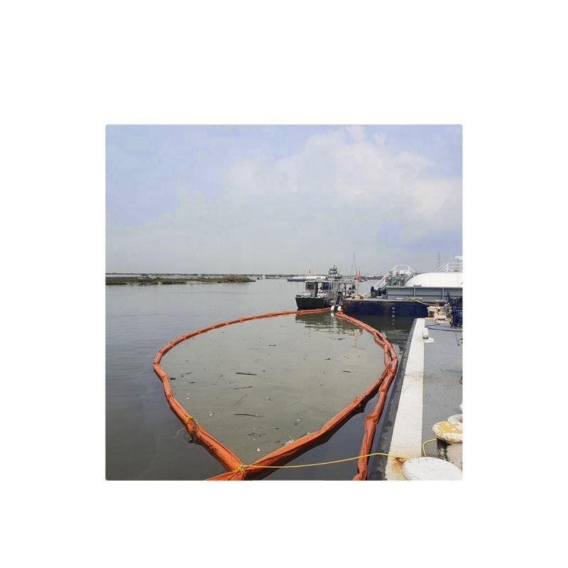 Marine Port Harbor Environmental PVC Floating Containment Barrier Flood ...