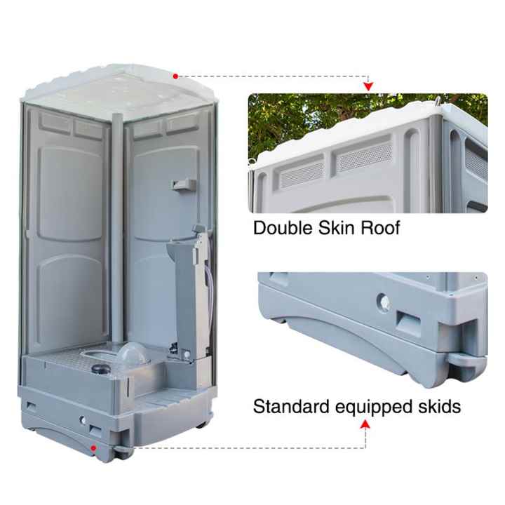 China Public Wc Prefab Toilet Flushable Portable Toilets Mobile Plastic ...
