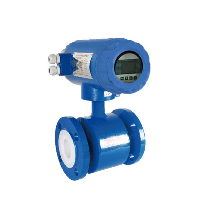4~20mA Carbon Steel RS485 Industrial Liquid Control Electromagnetic Flow Meter Water Magnetic ...