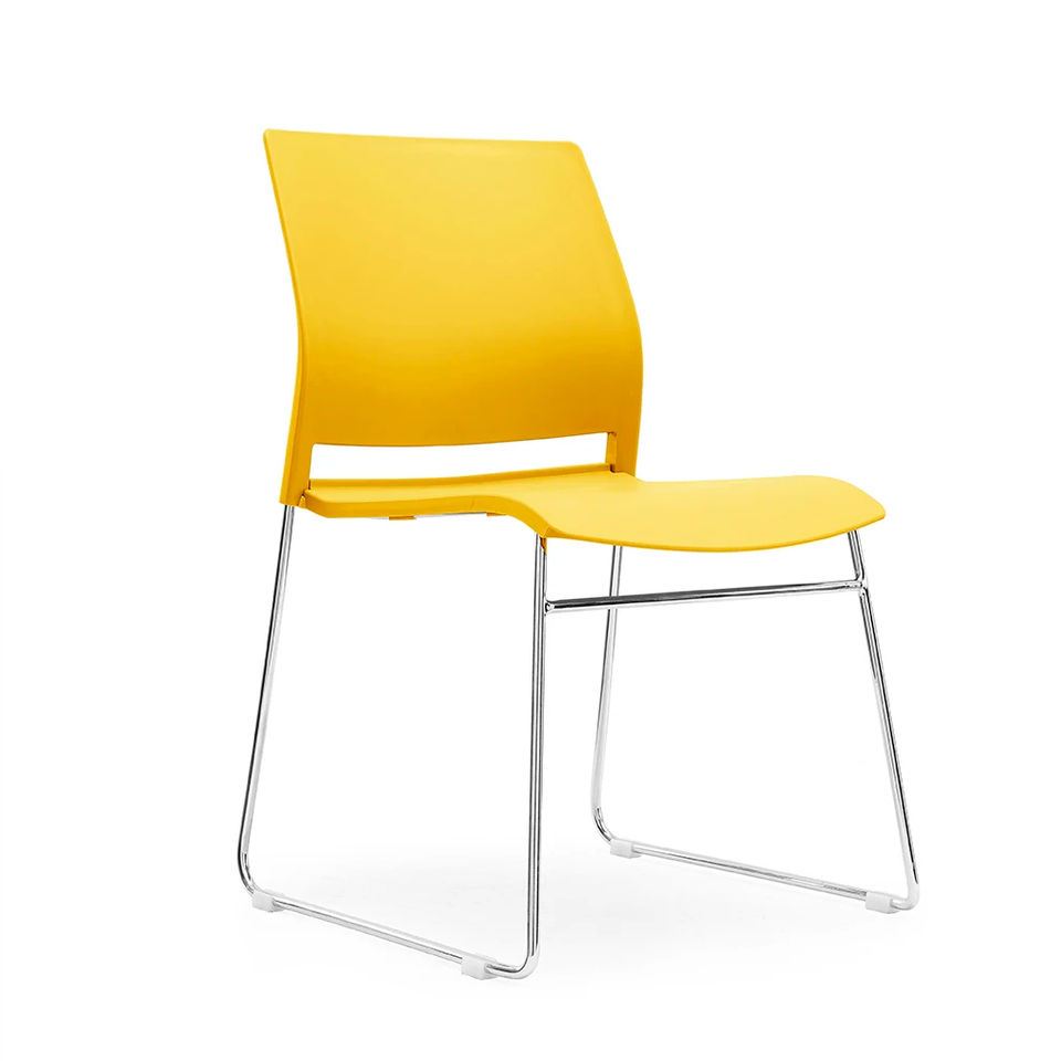 Visitor Reception Office PP Plastic Training Chair Office Furniture ...