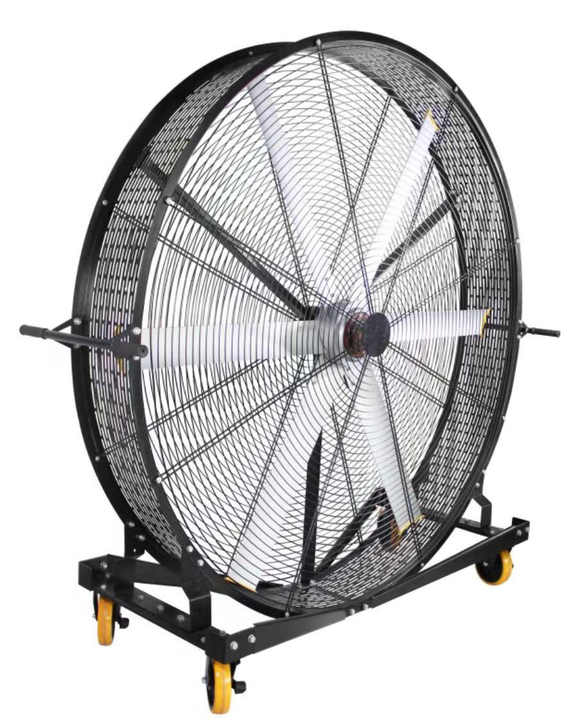 Brushless Dc Industrial Portable Axial Flow Fan With Wheels - Oem