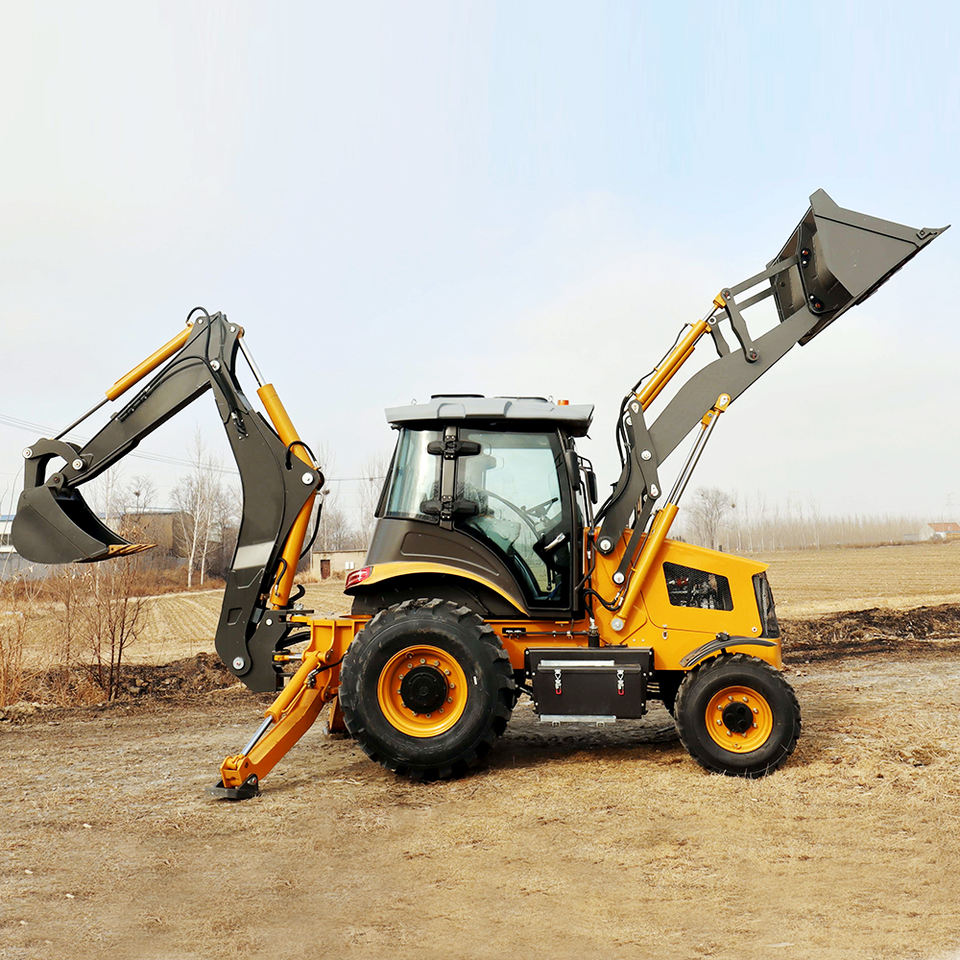 Backhoe Loader 4x4 - Efficient Earth-Moving Machinery