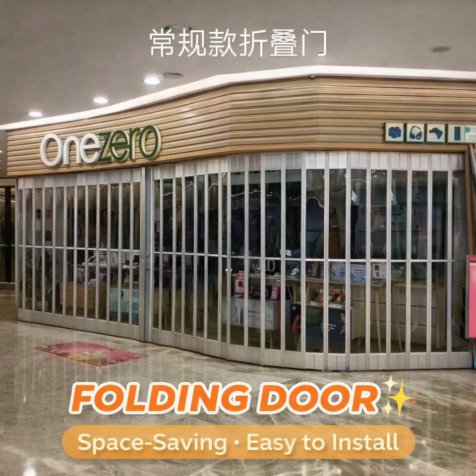 Harmonious Door Modern Polycarbonate & Aluminum Folding Door with Sound ...