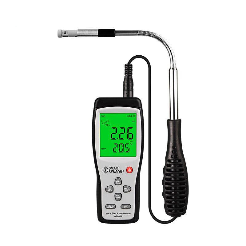 Xima AR866A Thermal Handheld Air Volume Meter High Precision Wind Speed ...