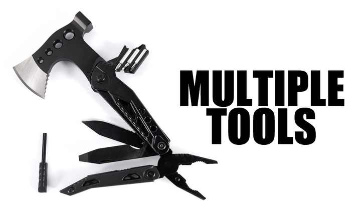 15-in-1 Multitool - Versatile Camping Axe with Custom Support