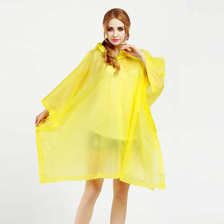 Unisex Long Adult EVA/PEVA Portable Rain for Poncho Custom Logo Printed ...