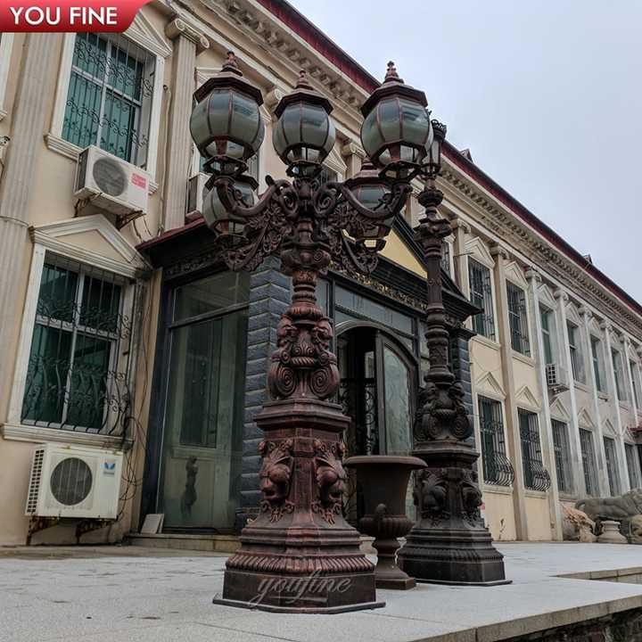 Classic Style Outdoor Street Cast Iron Lamp Post| Alibaba.com