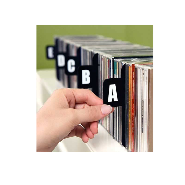Custom Library Book Dividers for Shelves with Stickers DVD Dividers ...