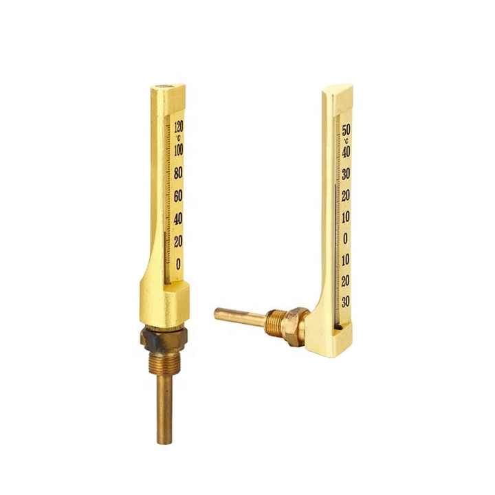 Anti-corrosion pipe V-Shaped Industrial Glass Thermometer| Alibaba.com