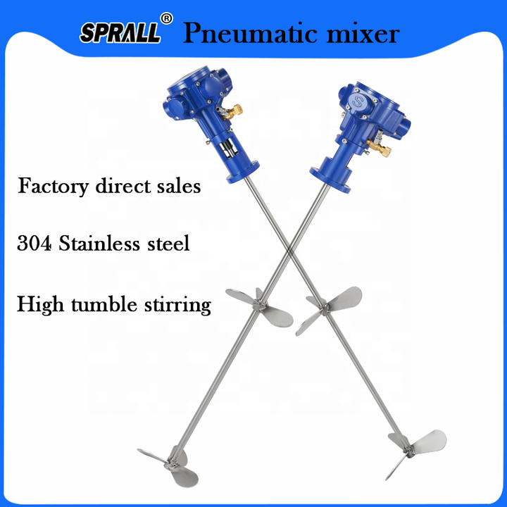 SPRALL 50 Gallon Industrial Liquid Mixer - Easy to Operate