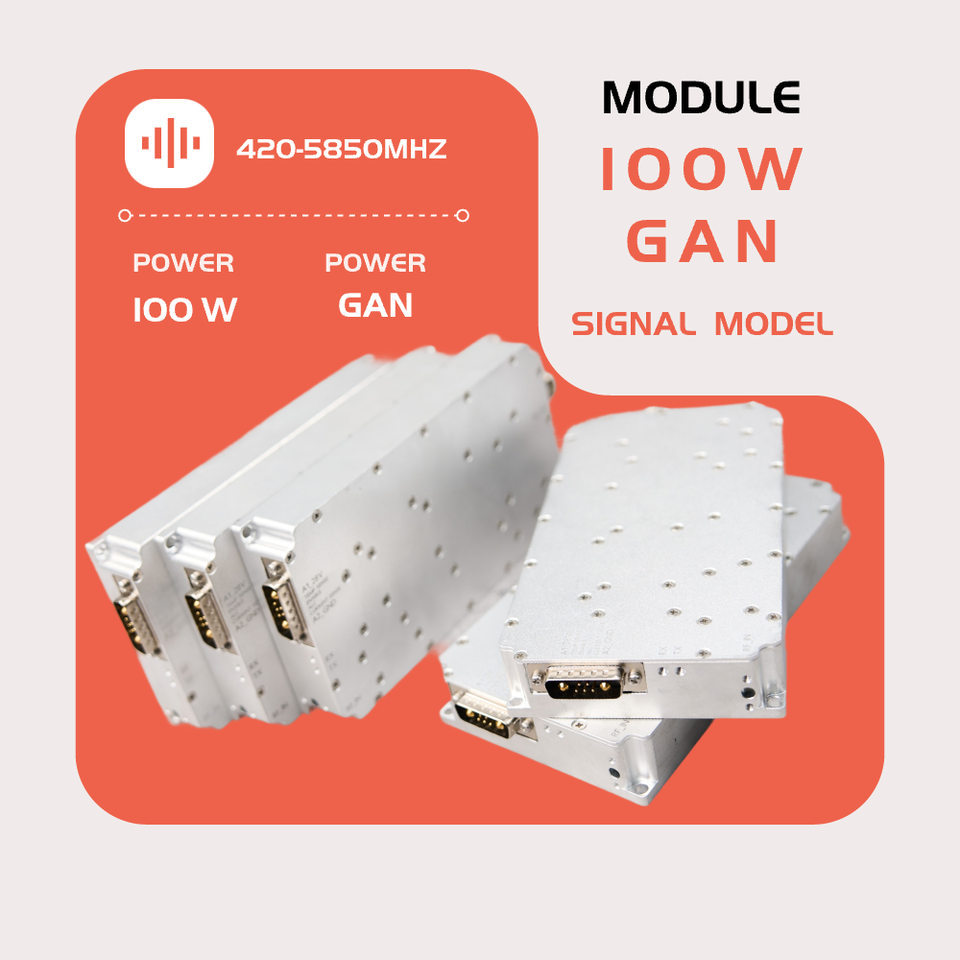 Lora Module 100W MCU Anti Module GaN 100-7500MHz UAV Anti Drone Module ...