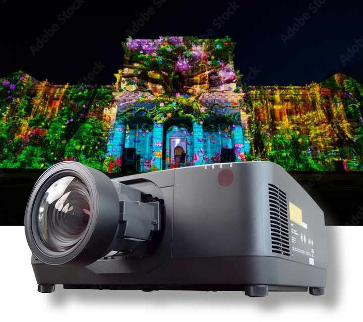 Large Venue Projector Outdoor 3D Building Mapping Art Projection Laser Projector 20000 Lumen ...