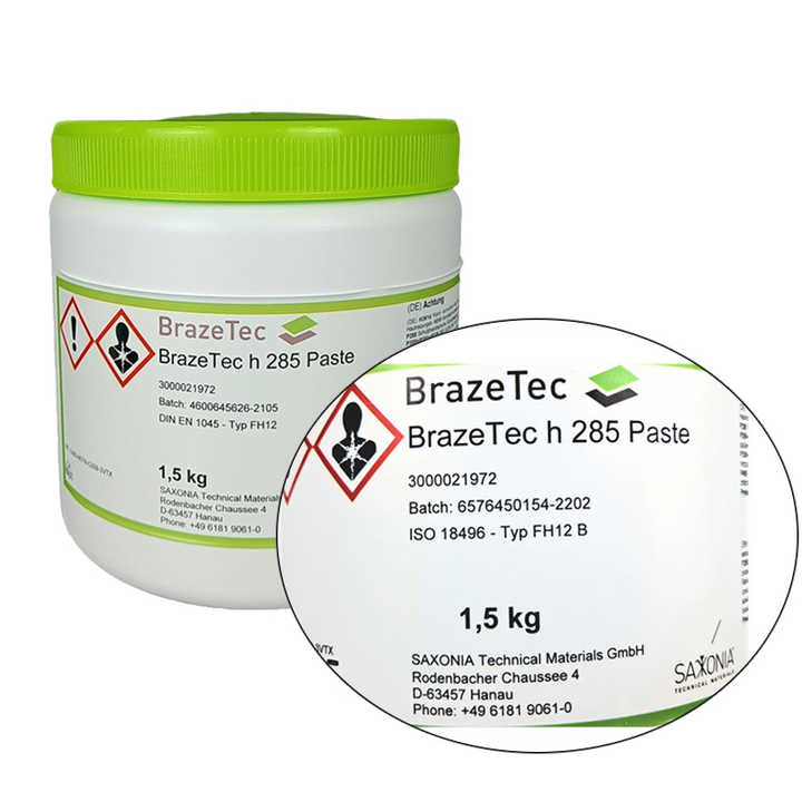 Braze Tec H285 Soldering Paste Flux - 1.5kg for Automatic Soldering
