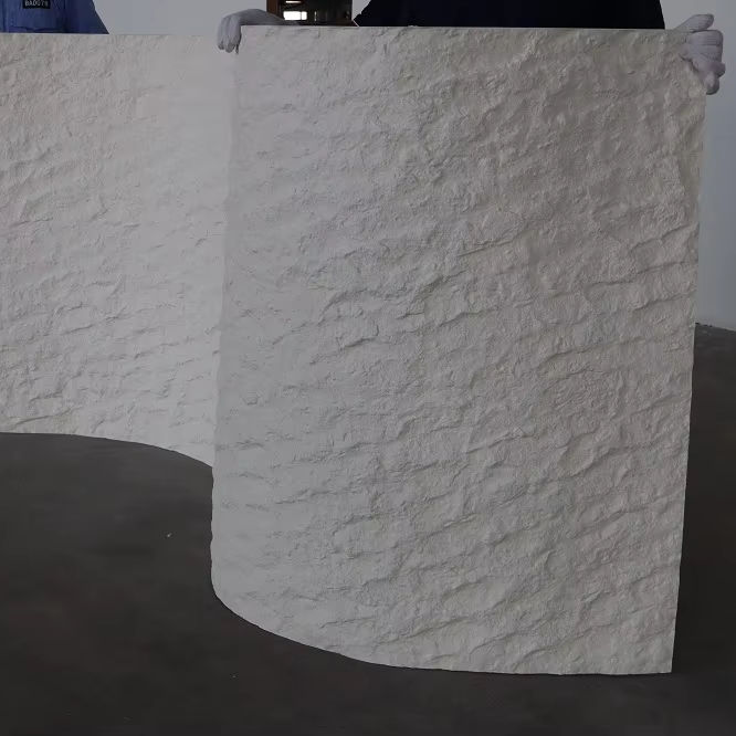 Modern Style Artificia Flexible Stone Soft Stone Panels Roman Pillar ...