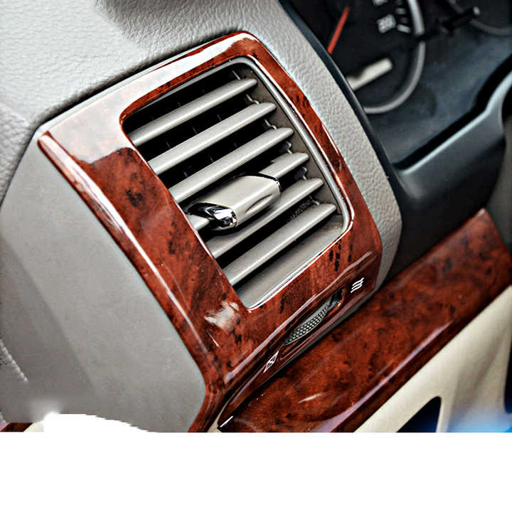 Wood Grain Color Car Interior Dashboard Trim Kit for Toyota Land ...