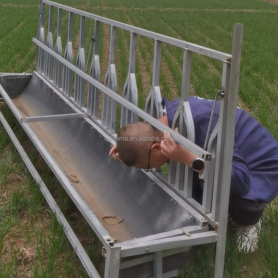New DEMA DMGH-02 Flip Dump Sheep Goat Positioning Feeding Trough Feeder ...