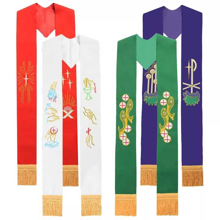 Christian Catholic Priest Stole Church Pastor Clergy Overlay Stole ...