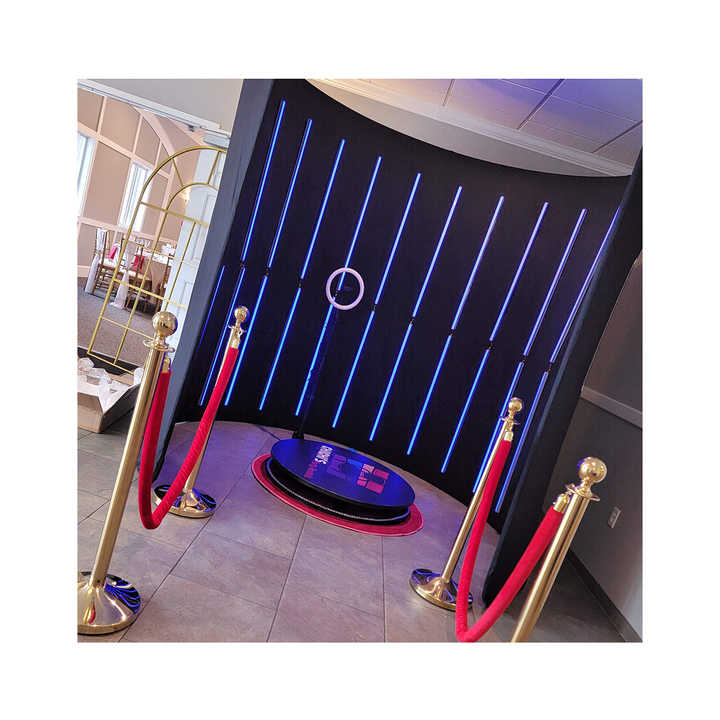 Freec Custom Logo 360 Degree Photo Booth - Perfect for Parties