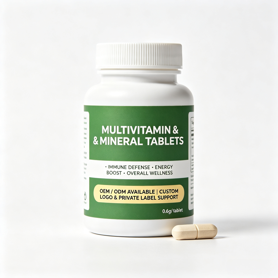 OEM Custom Multivitamin Mineral Tablets Dietary Supplement Private ...