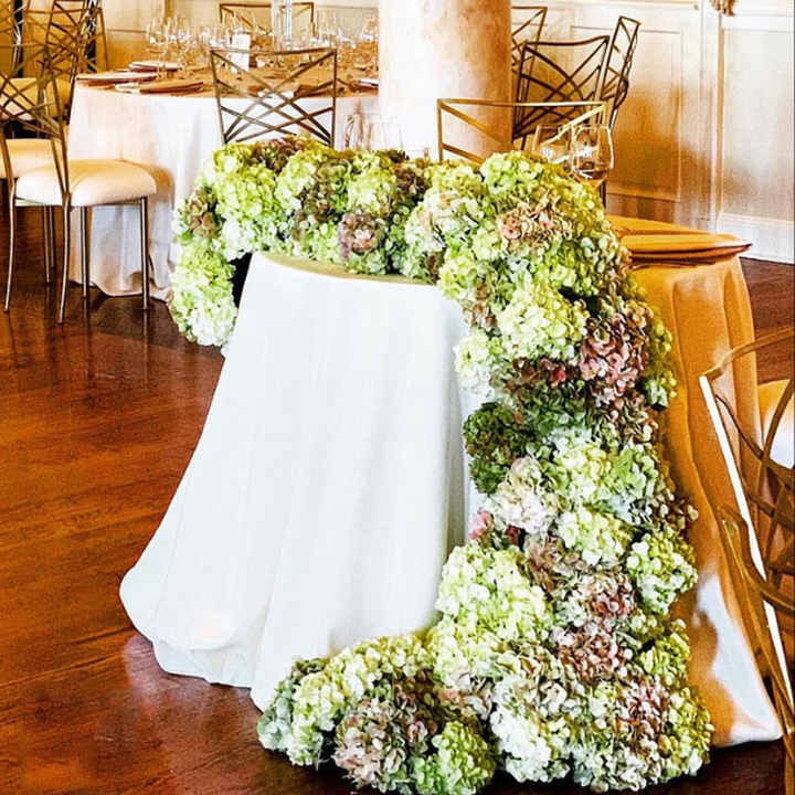 Giga 6ft White Striped Fancy Dining Table Runner for Weddings