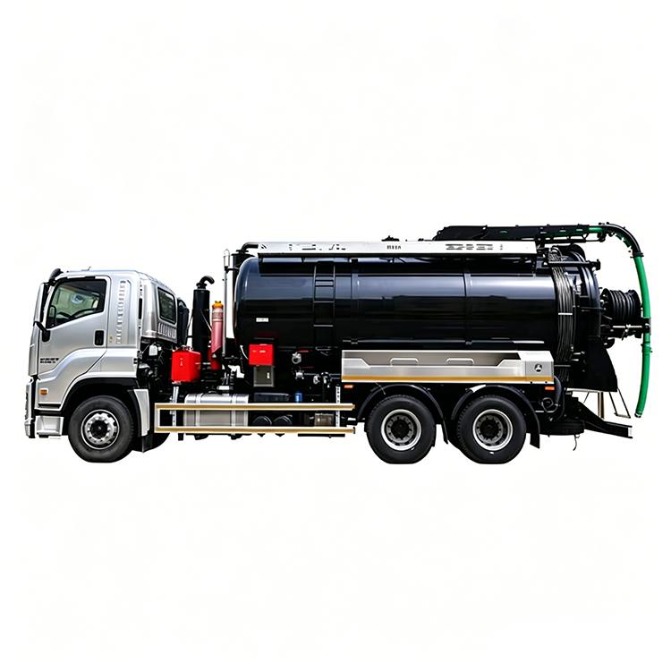17CBM ISUZU 6*4 Sewage Suction Jetting Truck 240HP 6HK1 Euro 6 Engine ...