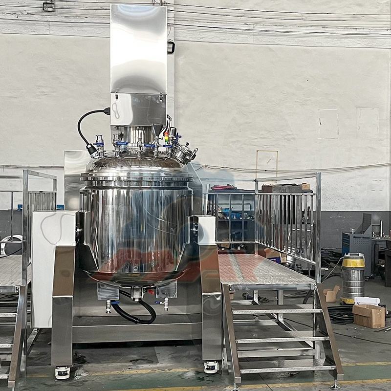 500L SUS304 High-Speed Brushless Motor Vacuum Homogenizer Emulsifier ...